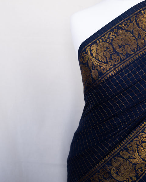 Mayil - dark blue / gold – Little Silk Stories EU