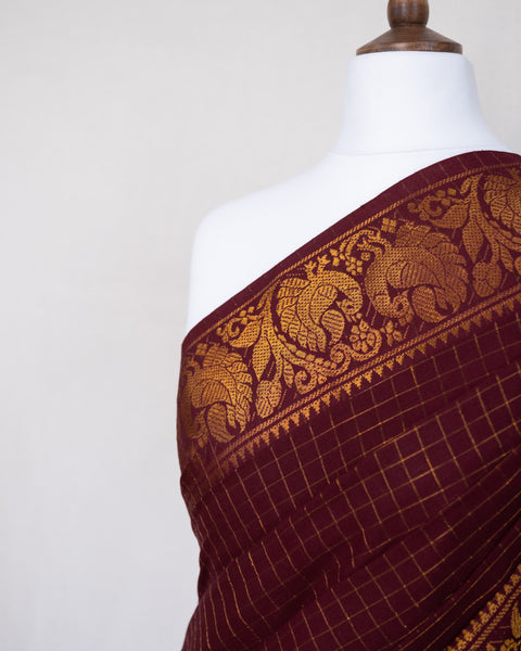 Mayil - dark red / gold – Little Silk Stories EU