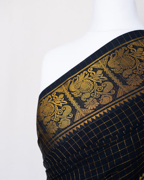 Mayil - dark grey / gold – Little Silk Stories EU